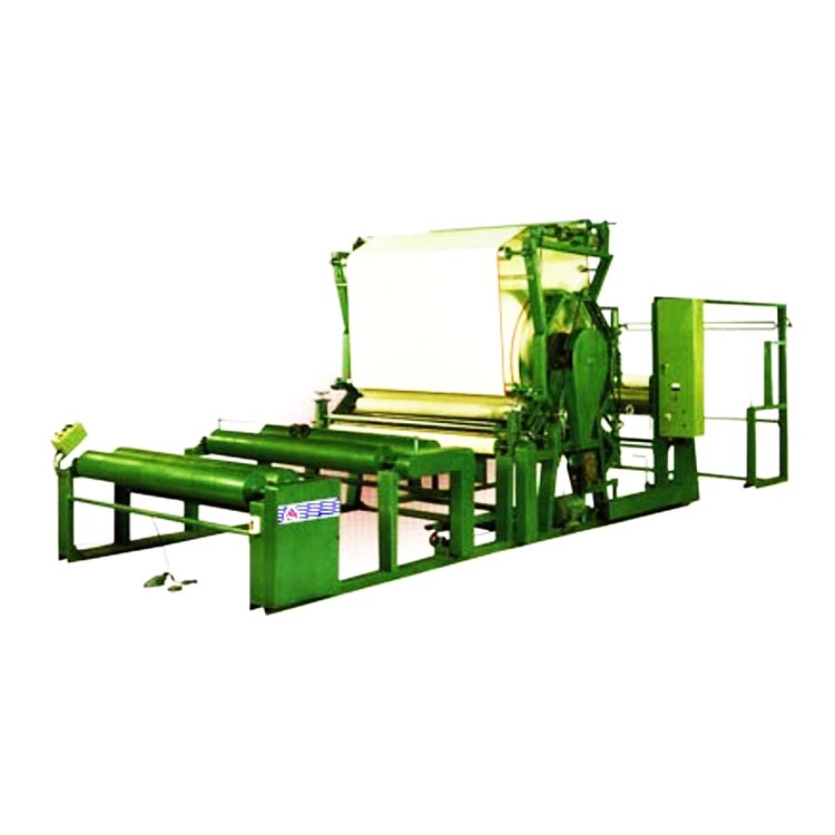 Horizontal laminating machine with net belt