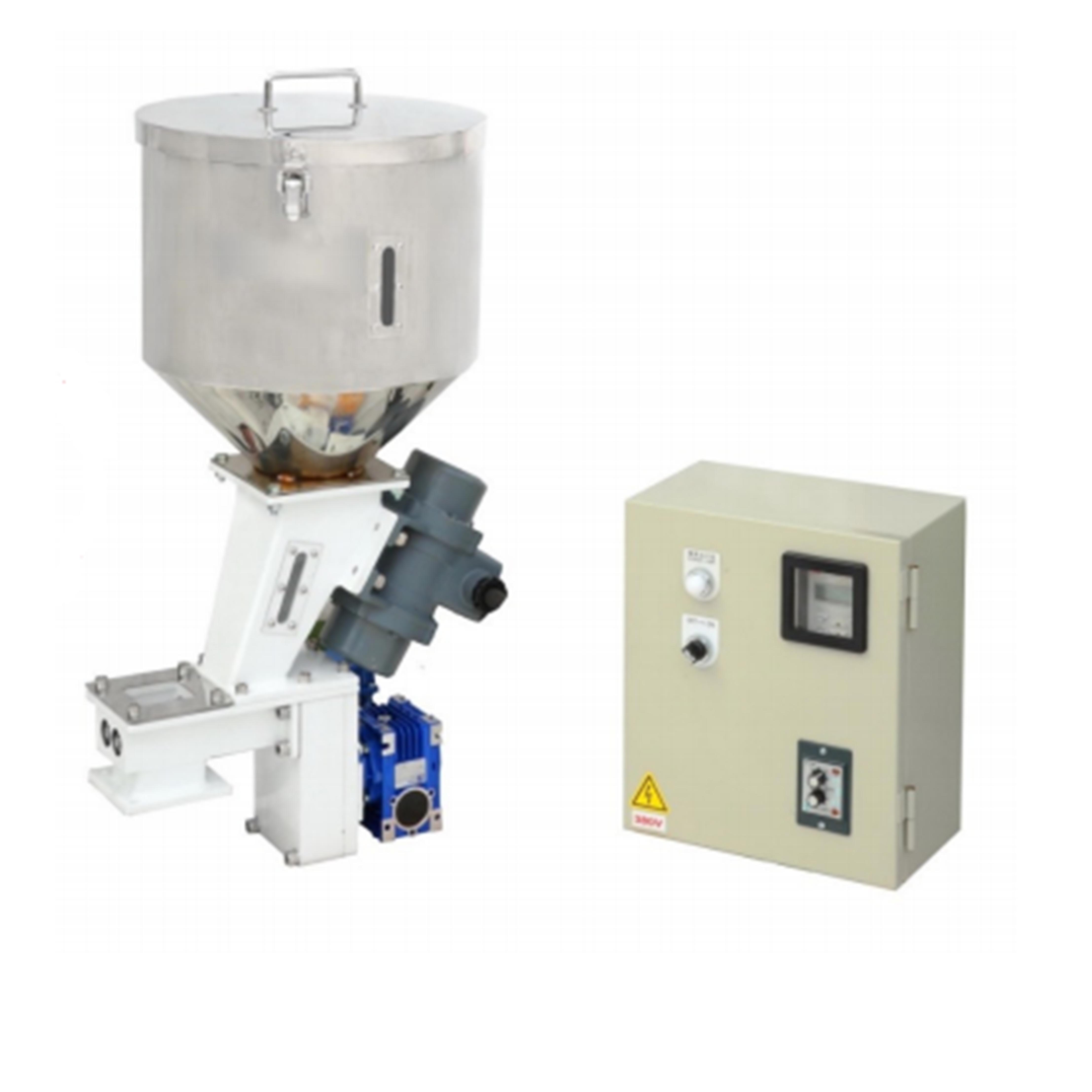 Twin screw powder feeding machine