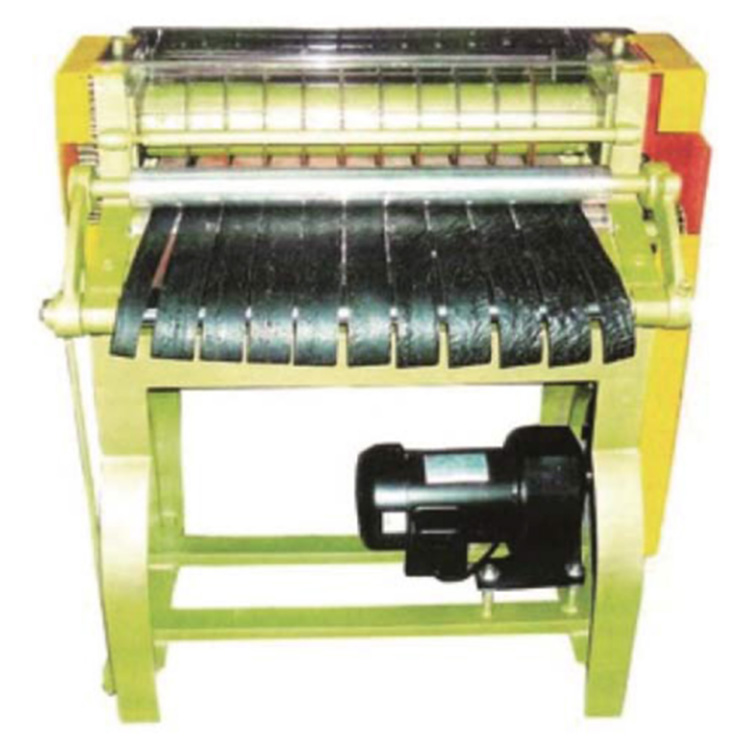 Cutting rubber strips slitting machine